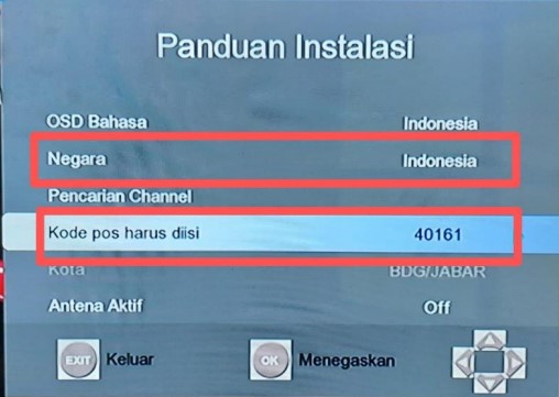 Cara Setting STB DVBT Untuk Beralih Ke TV Digital