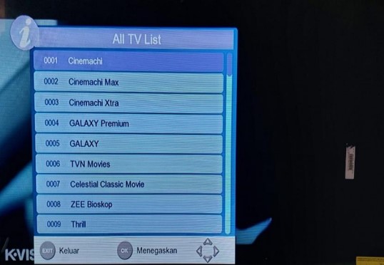 Cara Setting STB DVBT Untuk Beralih Ke TV Digital